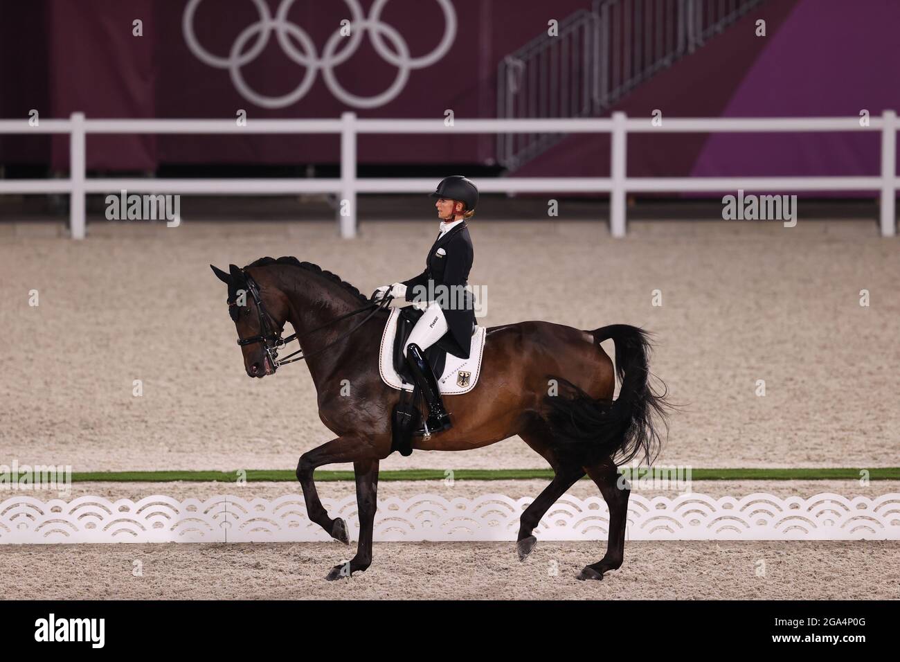Tokio, Japan. Juli 2021. Jessica von Bredow-Werndl (GER) Equestrian ...