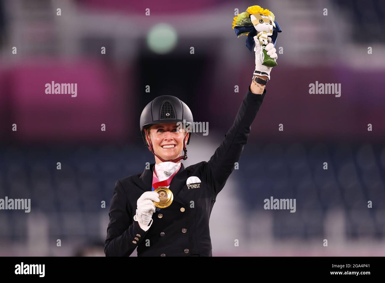 Tokio, Japan. Juli 2021. Jessica von Bredow-Werndl (GER) Equestrian ... Tokio, Japan. Juli 2021. Jessica von Bredow-Werndl (GER) Equestrian ...