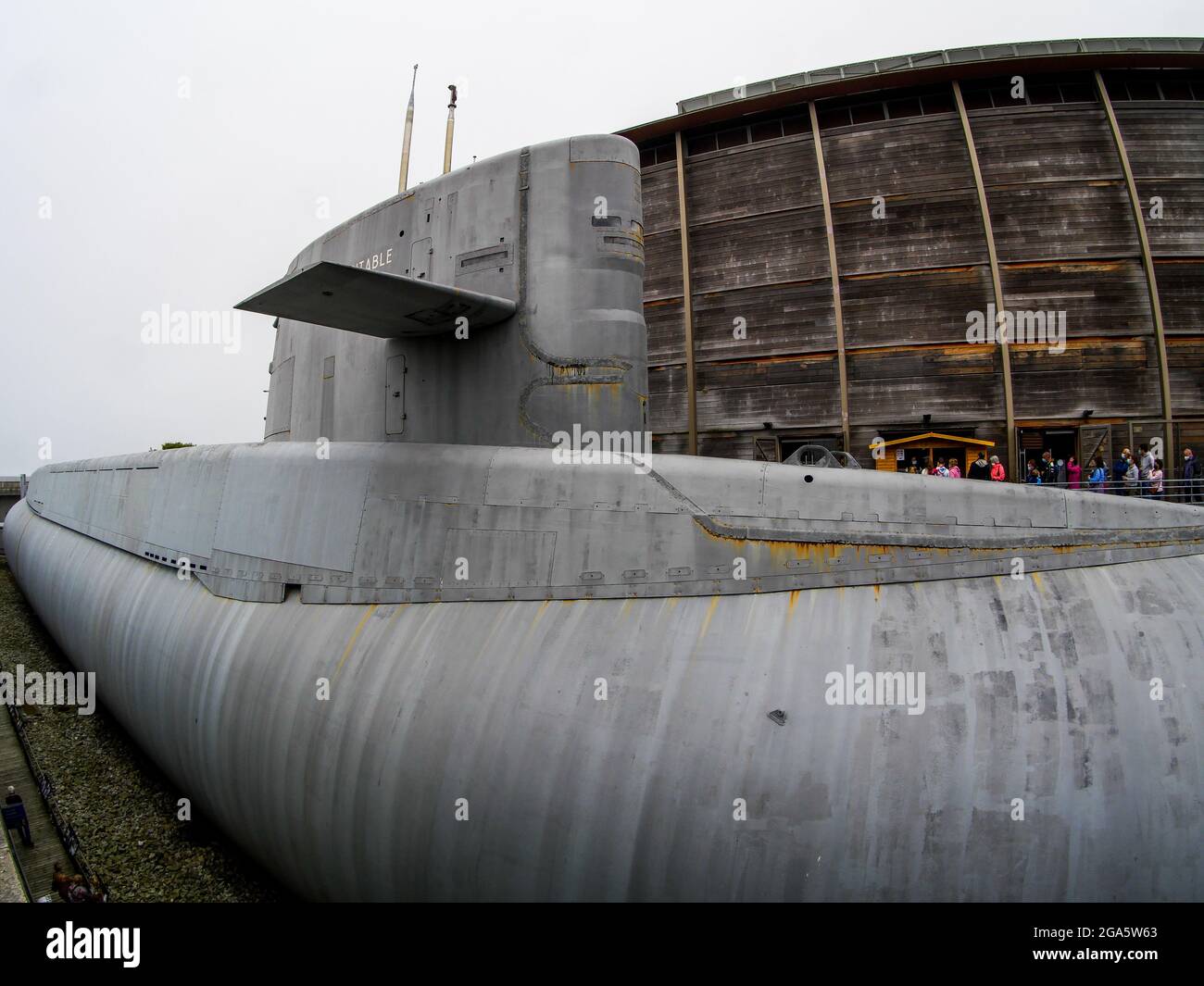 Das französische U-Boot 'Le Redoutable', La Cité de la Mer - Stadt des Meeres, Cherbourg ...