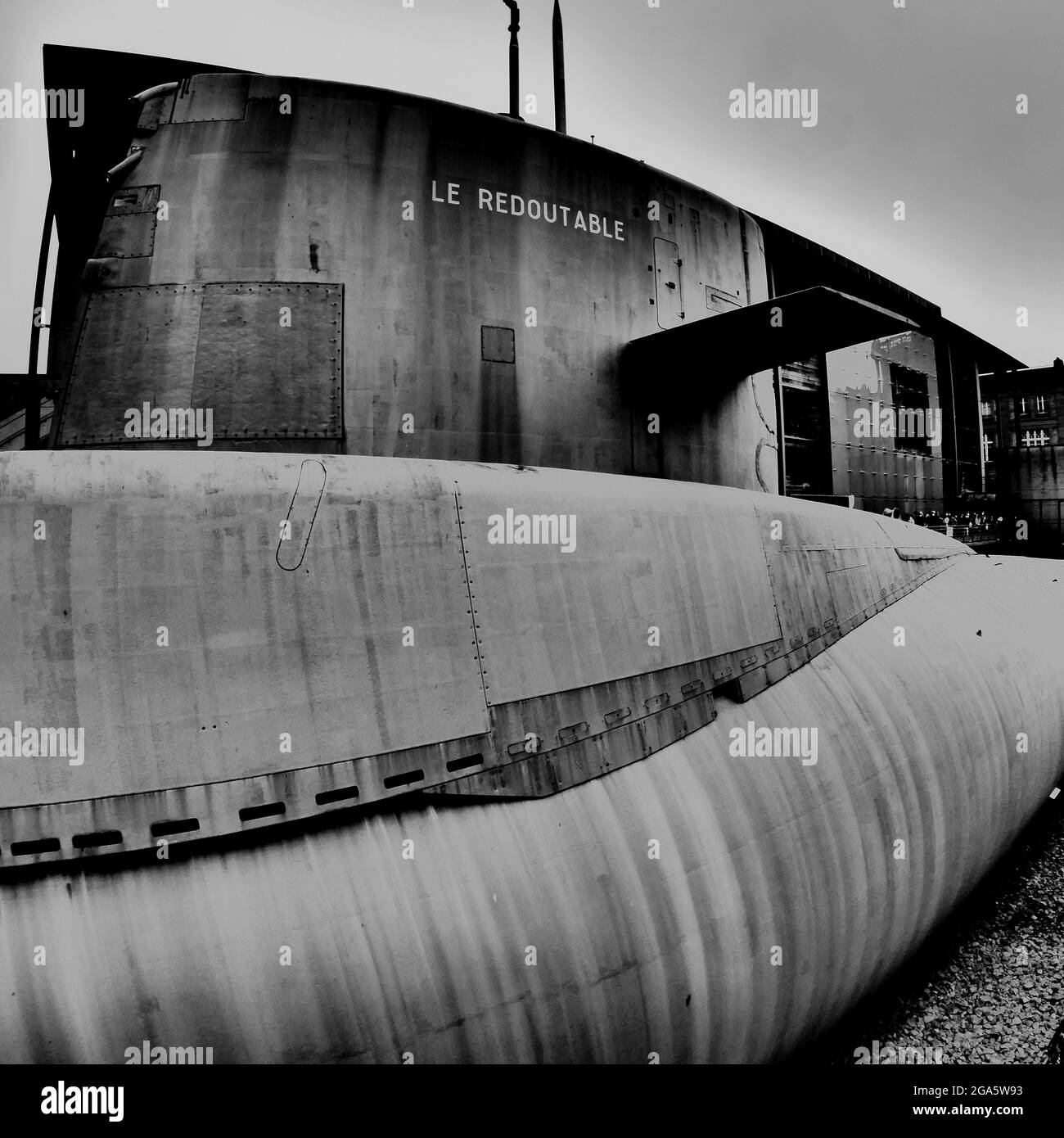 Das französische U-Boot 'Le Redoutable', La Cité de la Mer - Stadt des Meeres, Cherbourg ...