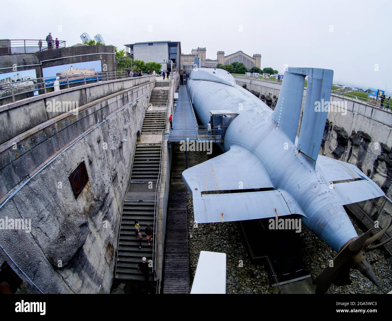Das französische U-Boot 'Le Redoutable', La Cité de la Mer - Stadt des Meeres, Cherbourg ...