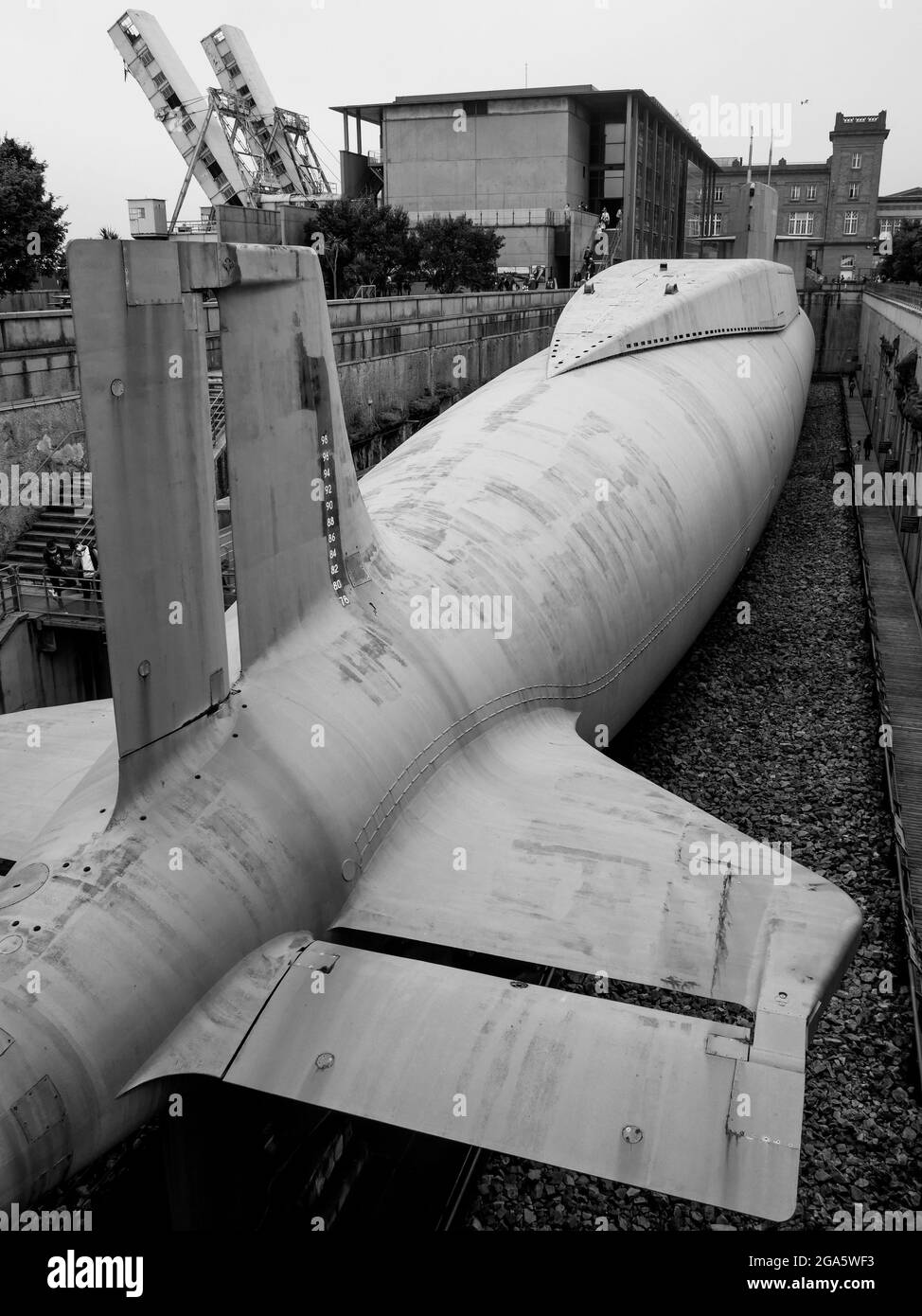 Das französische U-Boot 'Le Redoutable', La Cité de la Mer - Stadt des Meeres, Cherbourg ...
