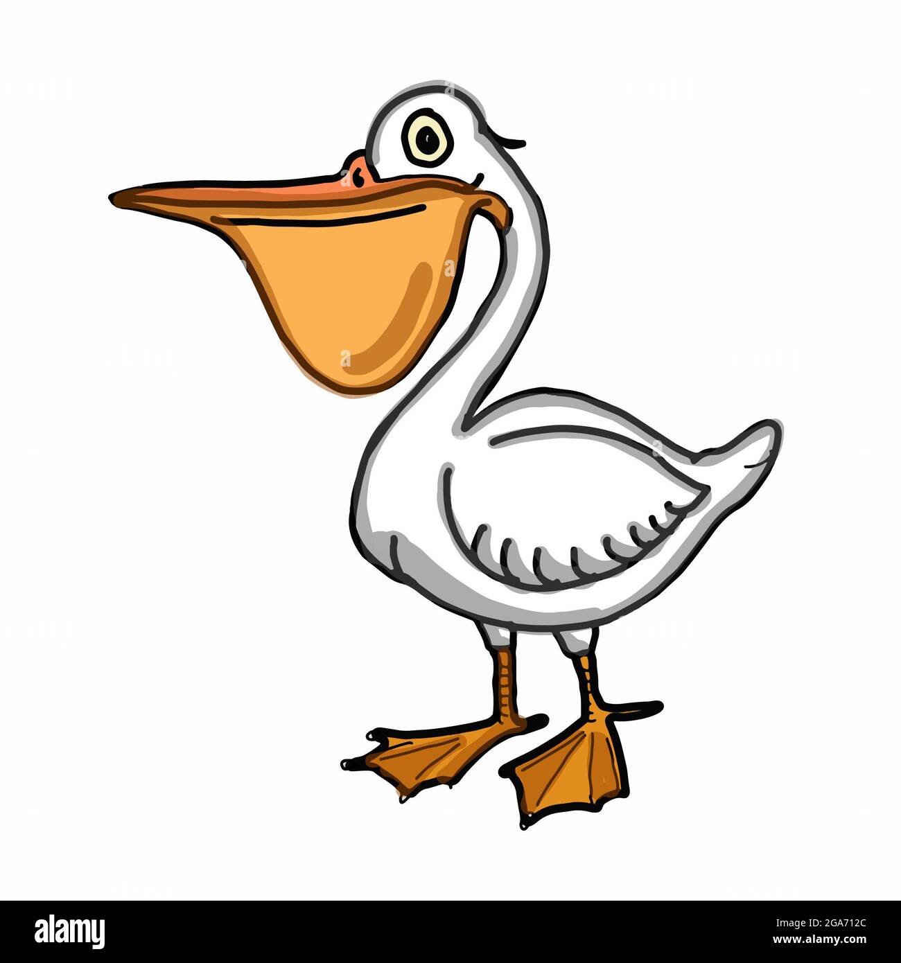 Pelican cartoon -Fotos und -Bildmaterial in hoher Auflösung – Alamy