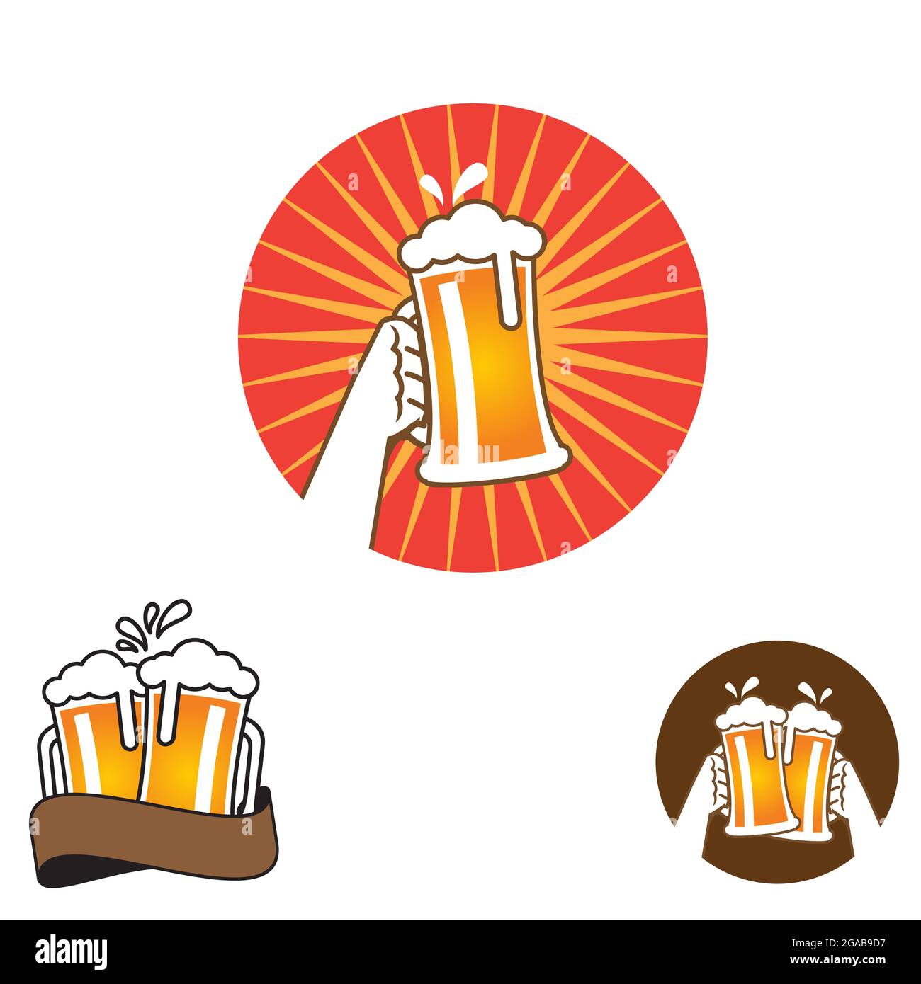 Biermarke logo Stock-Vektorgrafiken kaufen - Alamy