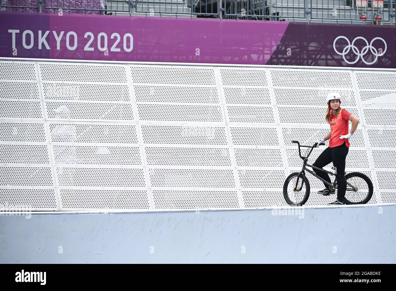 Tokio, Japan. Juli 2021. Radfahren, Olympic BMX Freestyle, Damen ...
