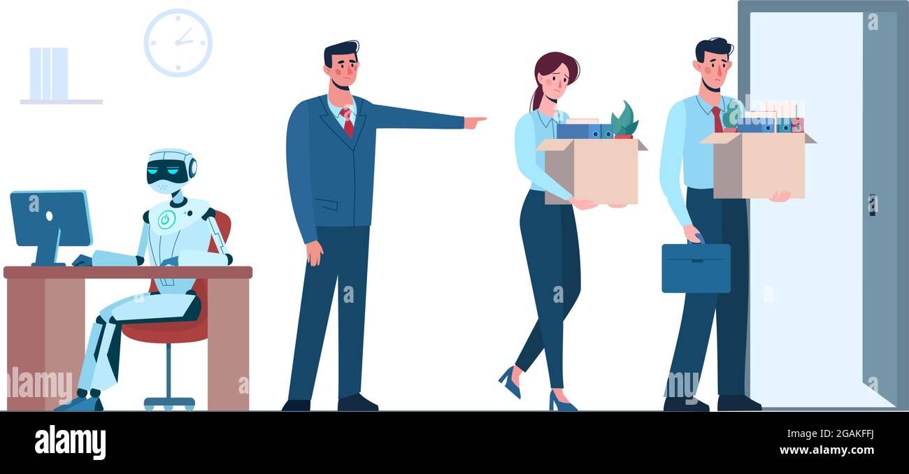 Künstliche Intelligenz hat die Menschen ersetzt, sie verloren ihren Job ... Künstliche Intelligenz hat die Menschen ersetzt, sie verloren ihren Job ...