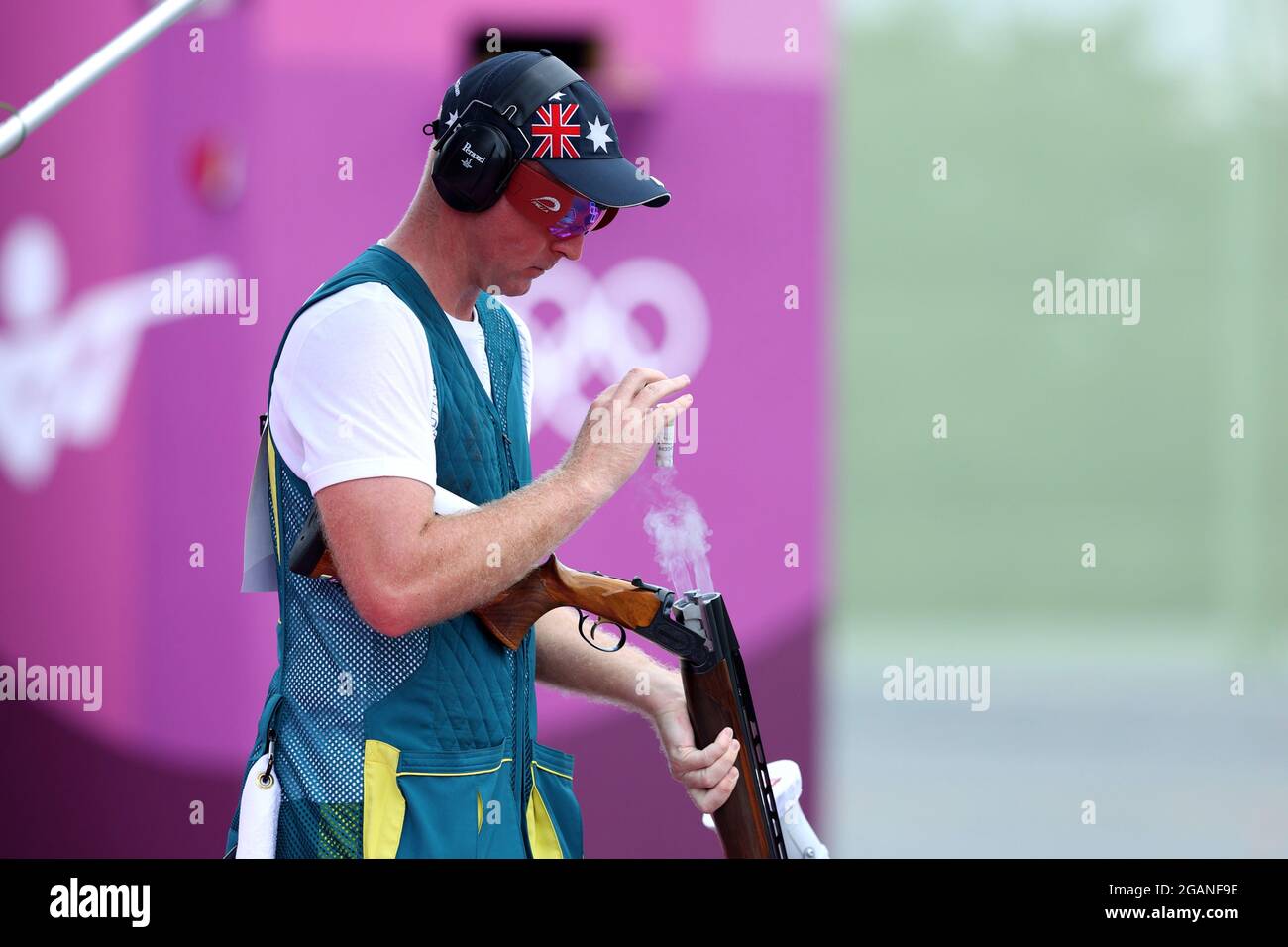 Tokio, Japan. Juli 2021. James Willett (AUS) Schießen - Clay : Trap ...
