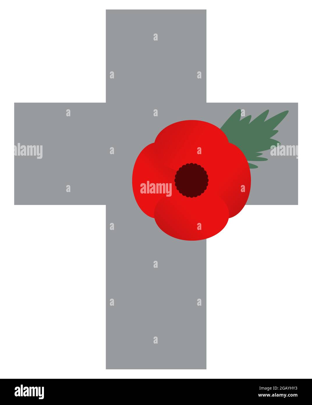 Steinkriegsdenkmal kreuz Stock-Vektorgrafiken kaufen - Alamy