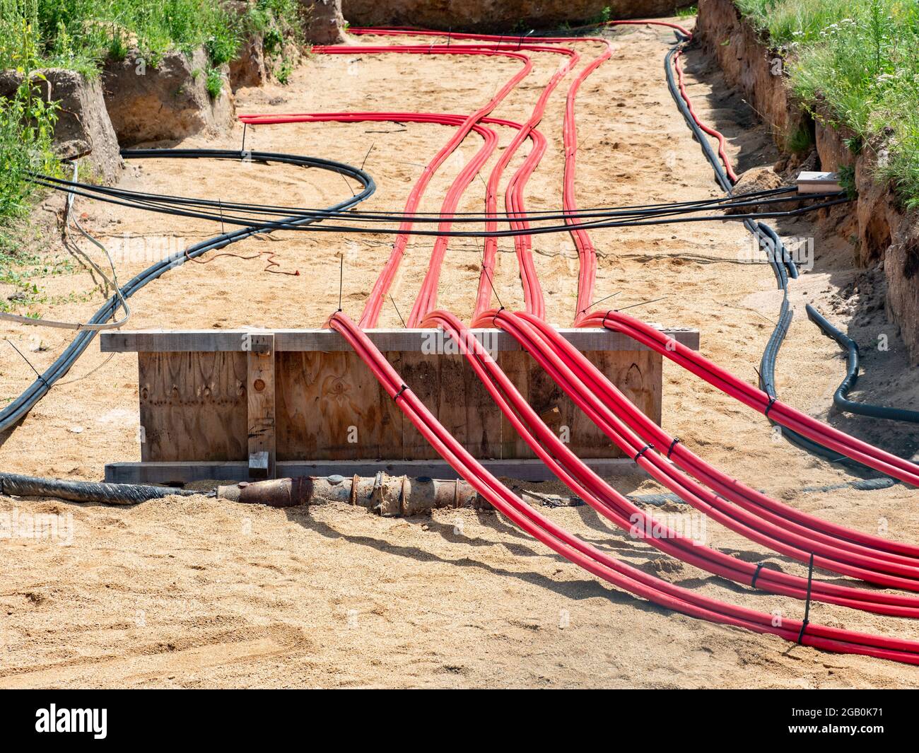 Hochspannungs erdkabel -Fotos und -Bildmaterial in hoher Auflösung – Alamy