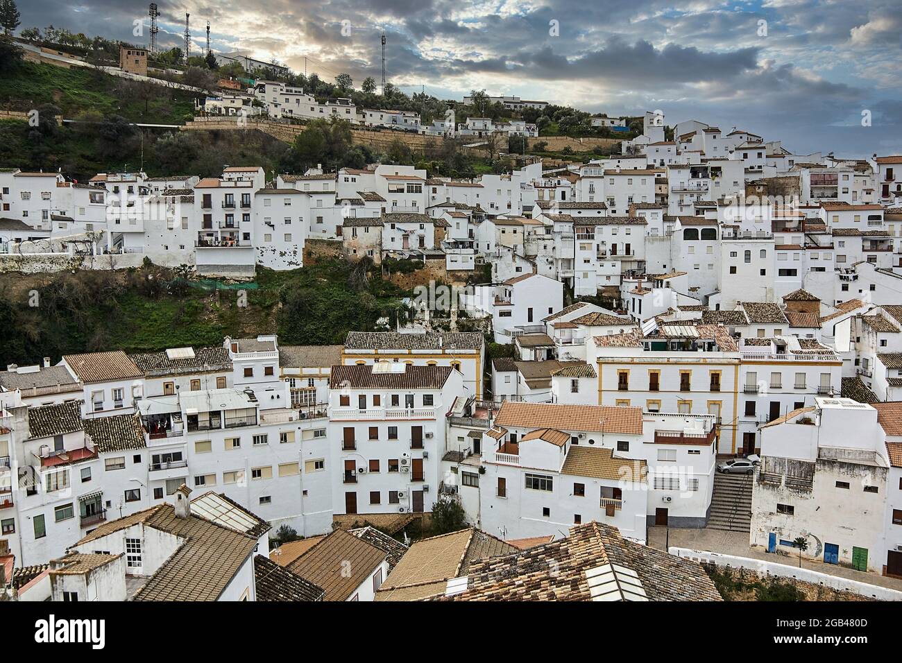 Panoramablick von setenil de las bodegas -Fotos und -Bildmaterial in ...