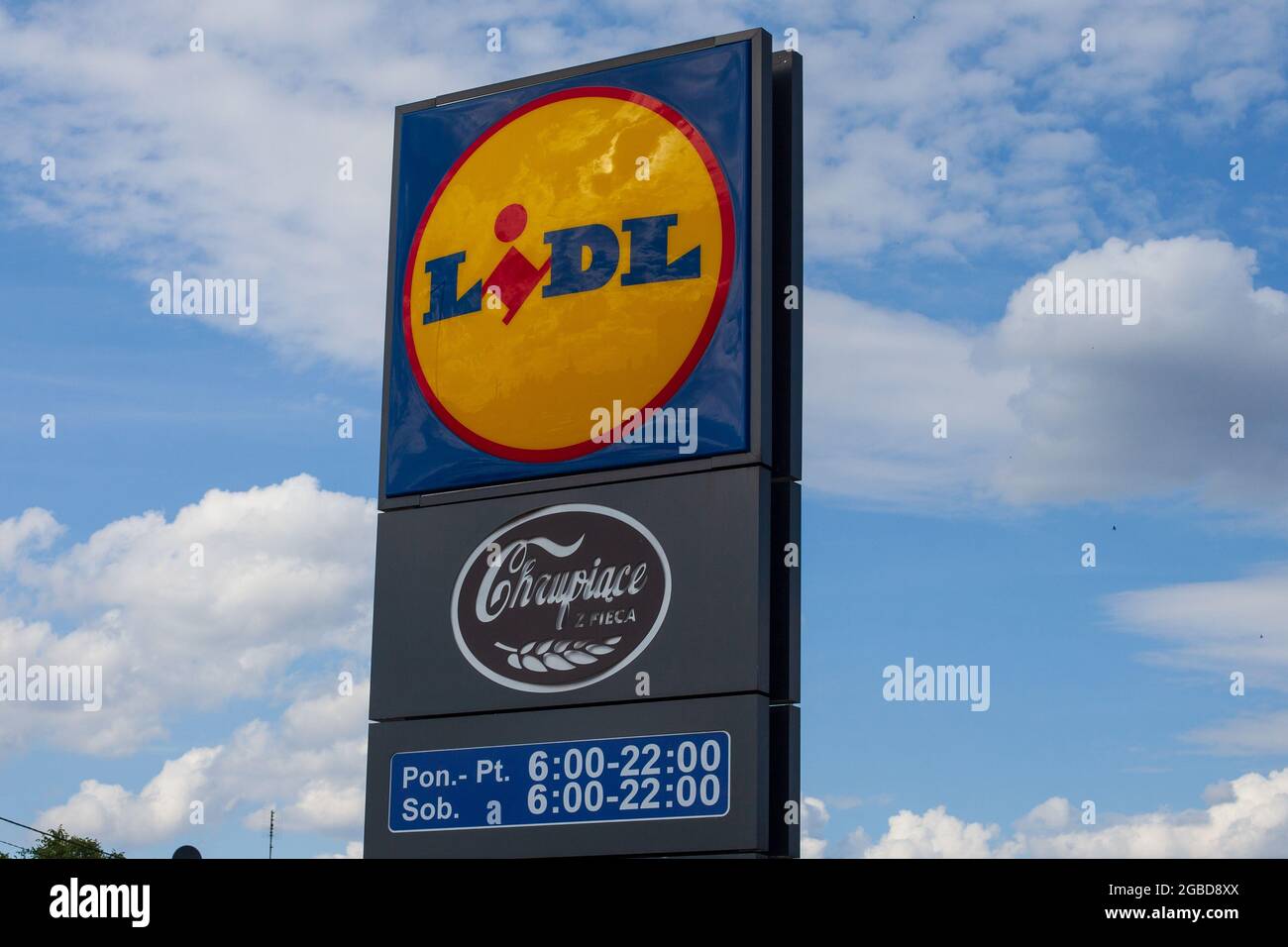Lidl Logo Icon Stockfotos und -bilder Kaufen - Alamy