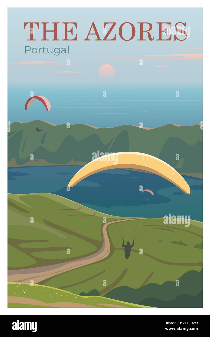 Azoren wandern Stock-Vektorgrafiken kaufen - Alamy