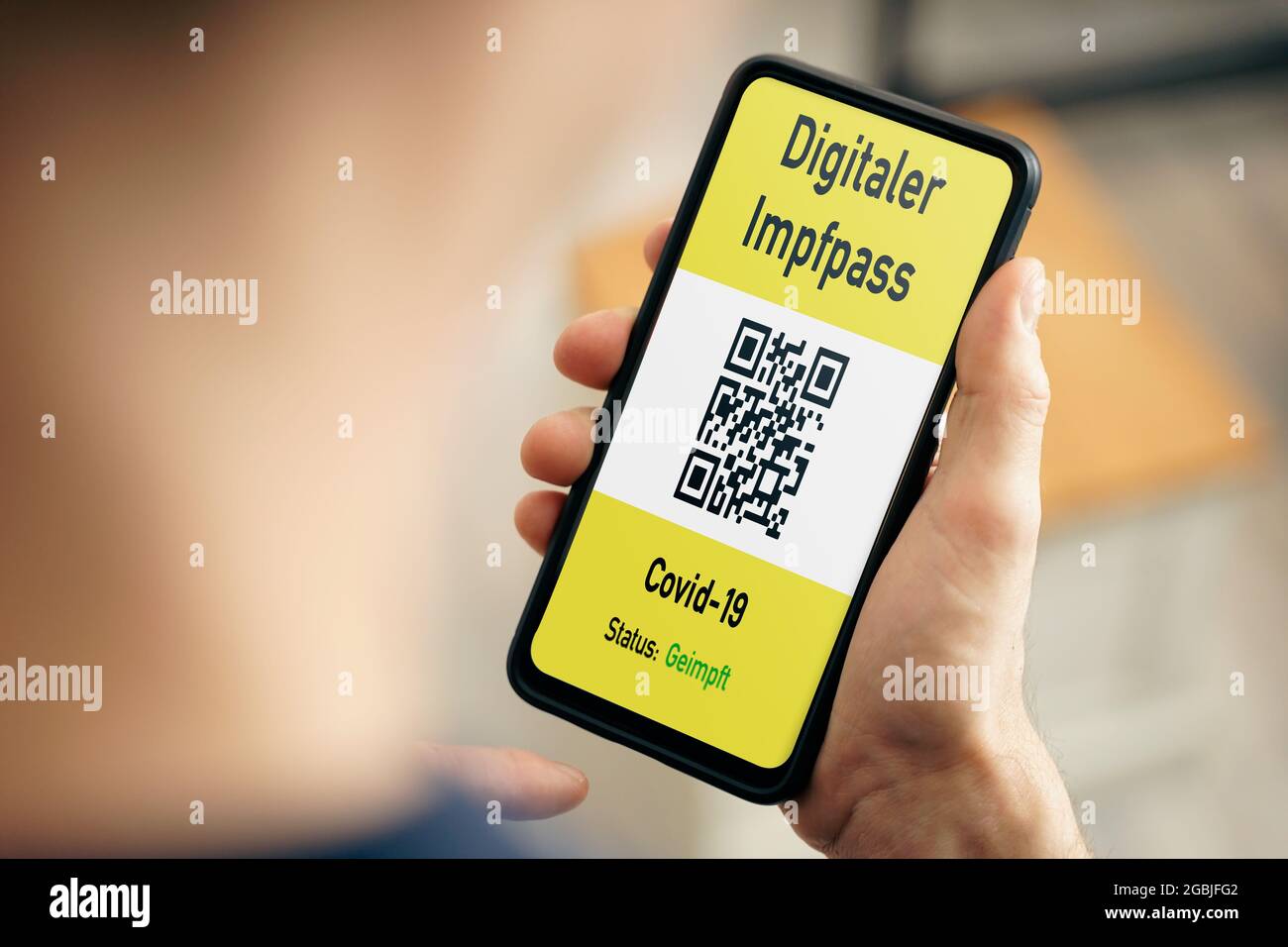 Digitaler Impfpass Deutschland Stockfotos und -bilder Kaufen - Alamy