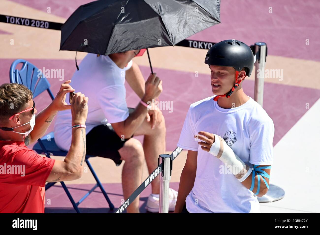 Tokio, Japan. August 2021. Skateboard: Olympiade, Park, Männer ...