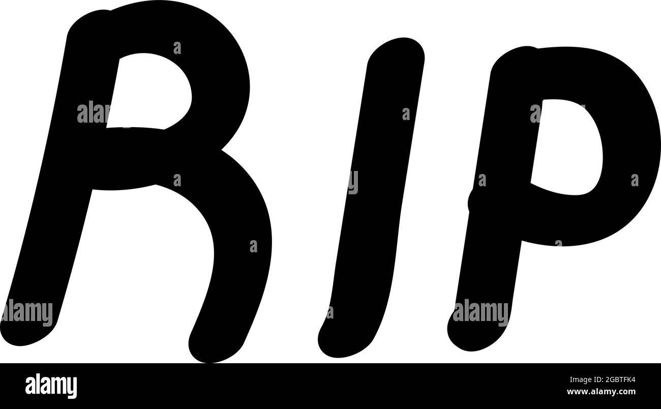 Rip logo design -Fotos und -Bildmaterial in hoher Auflösung – Alamy