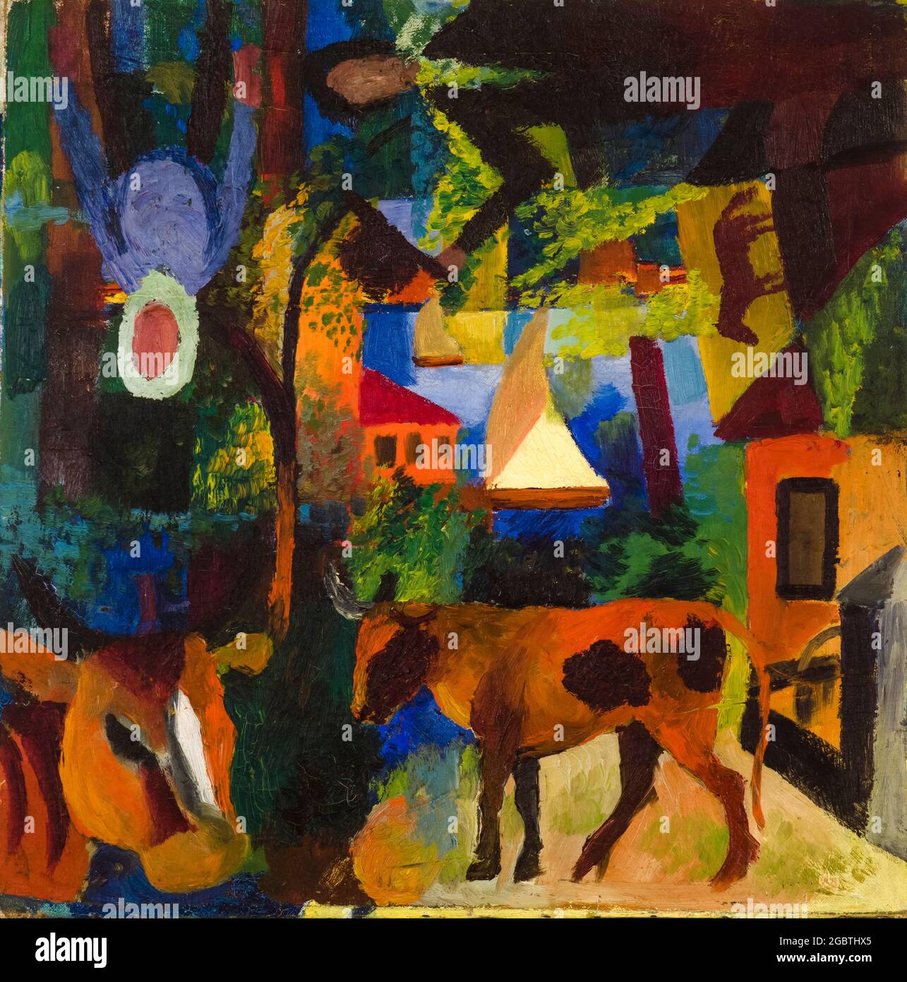 August macke kühe -Fotos und -Bildmaterial in hoher Auflösung – Alamy