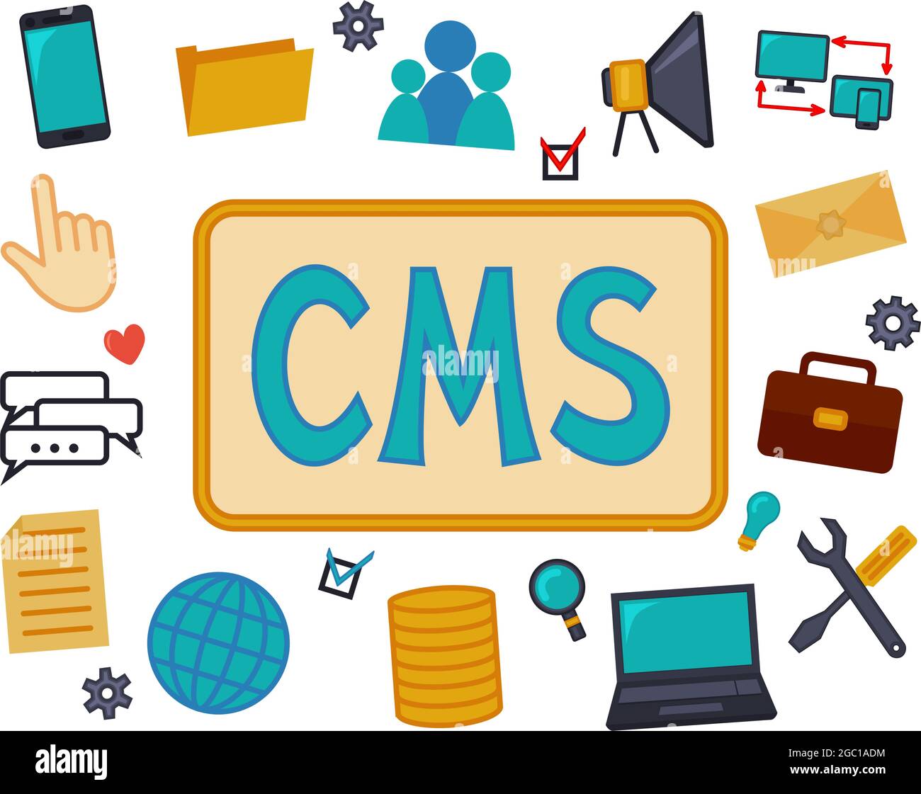 Crm daten Stock-Vektorgrafiken kaufen - Alamy