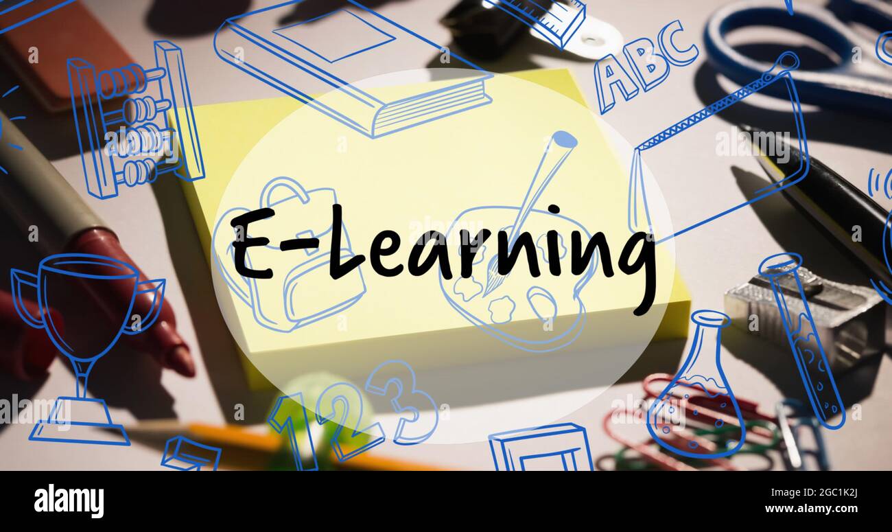 E learning symbole -Fotos und -Bildmaterial in hoher Auflösung – Alamy