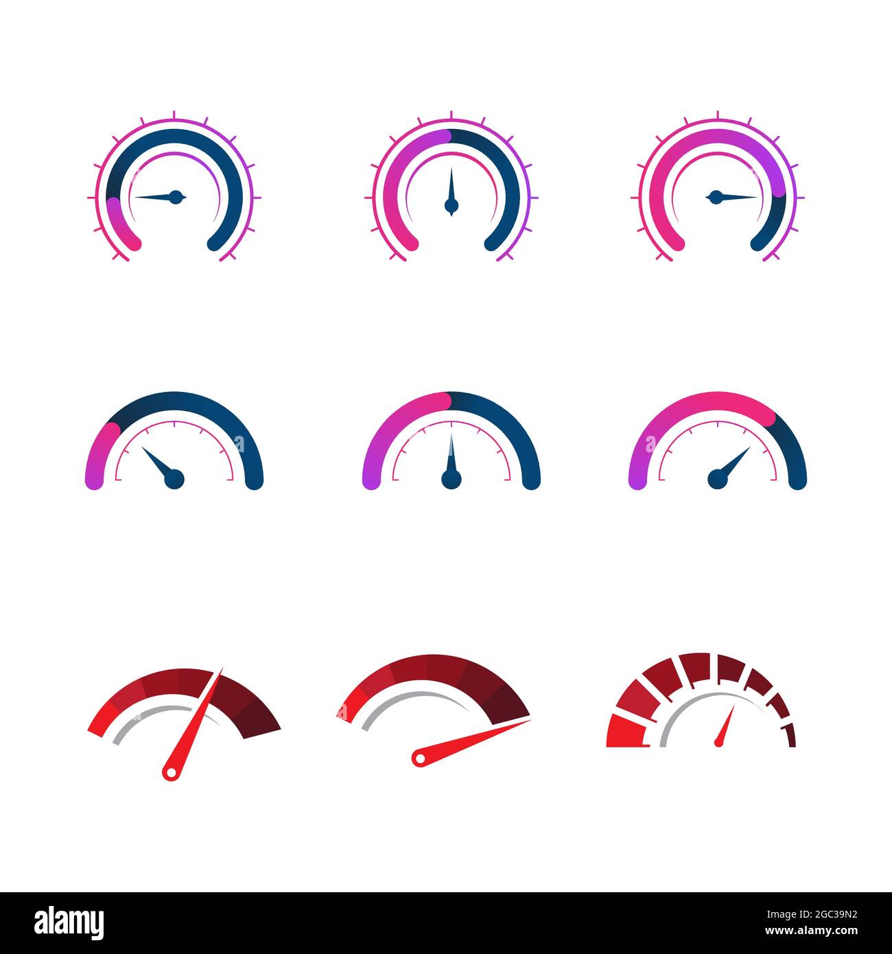 Tacho logo Stock-Vektorgrafiken kaufen - Alamy