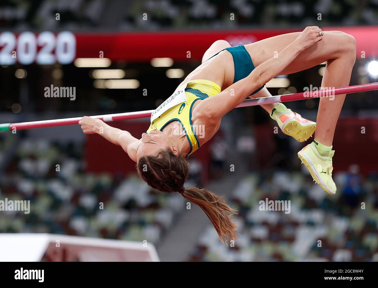 Hochsprung der frauen -Fotos und -Bildmaterial in hoher Auflösung – Alamy