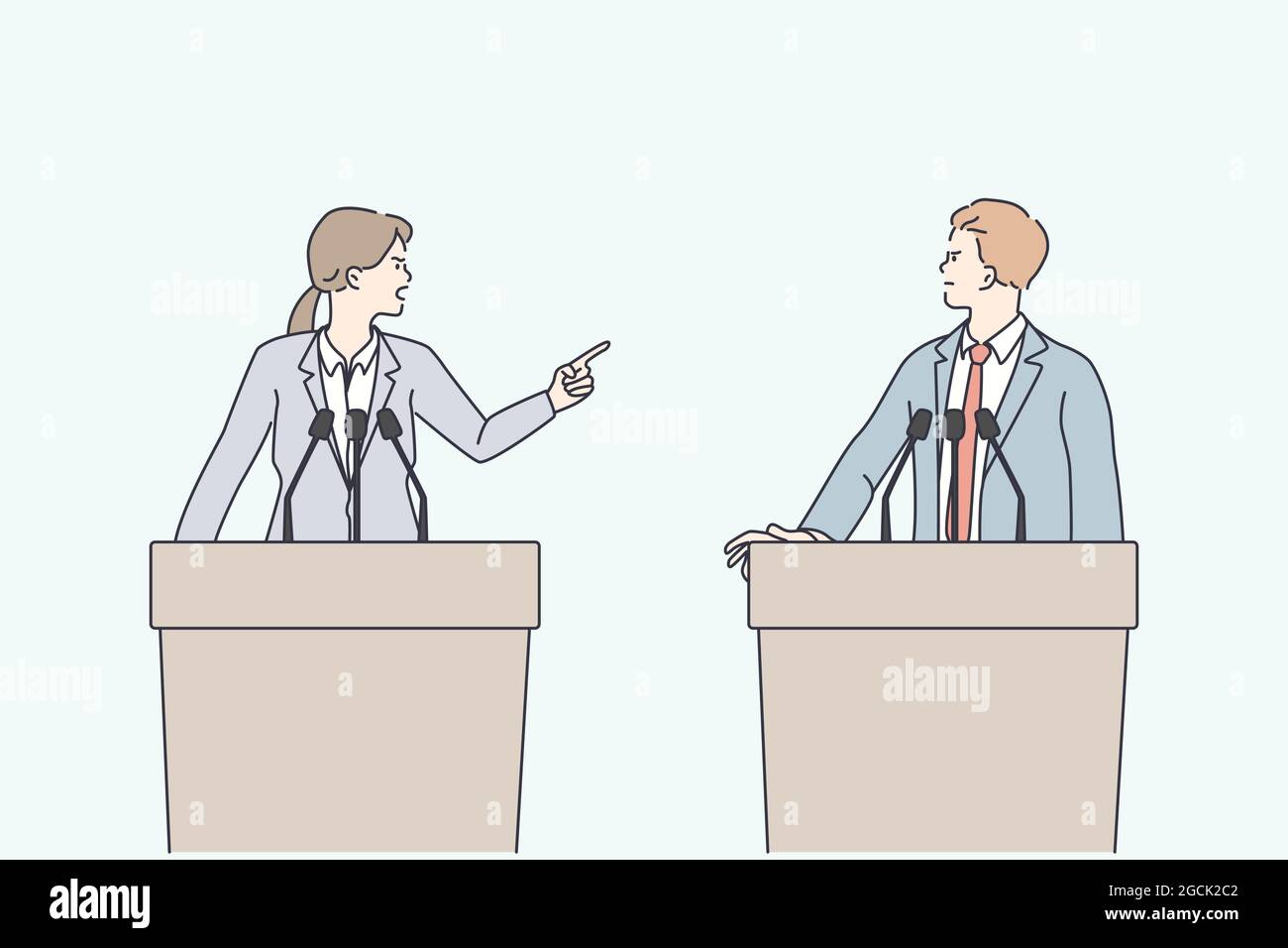 Politische karikatur cartoon Stock-Vektorgrafiken kaufen - Seite 2 - Alamy