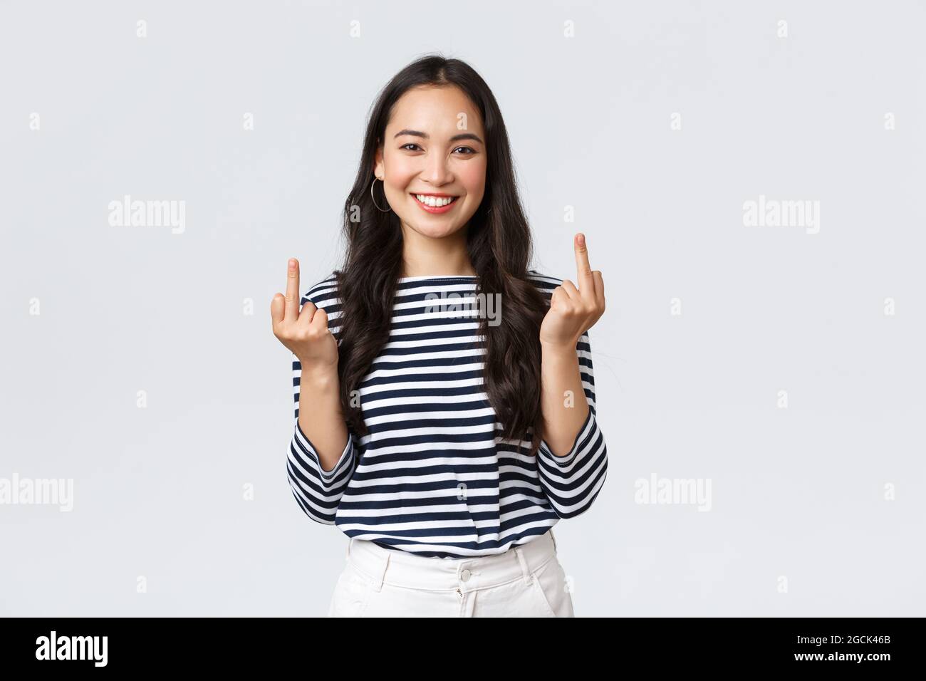 Den mittelfinger geben -Fotos und -Bildmaterial in hoher Auflösung – Alamy