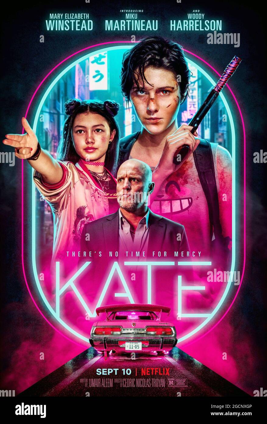 KATE, US-Poster, oben von links: Miku Patricia Martineau, Mary ...