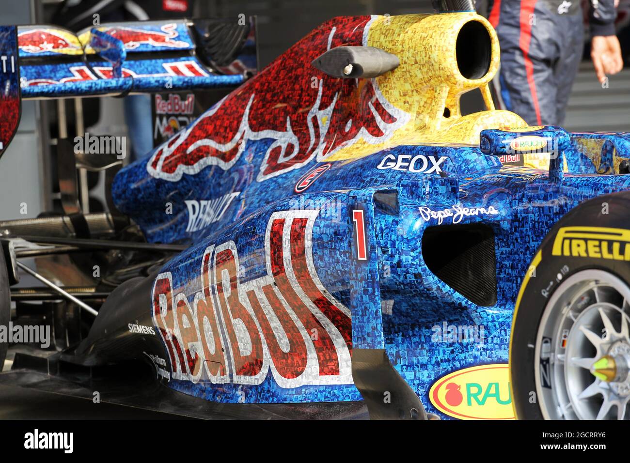 Der Red Bull Racing RB8 mit Lackierung aus 1000 Bildern von Fans ...
