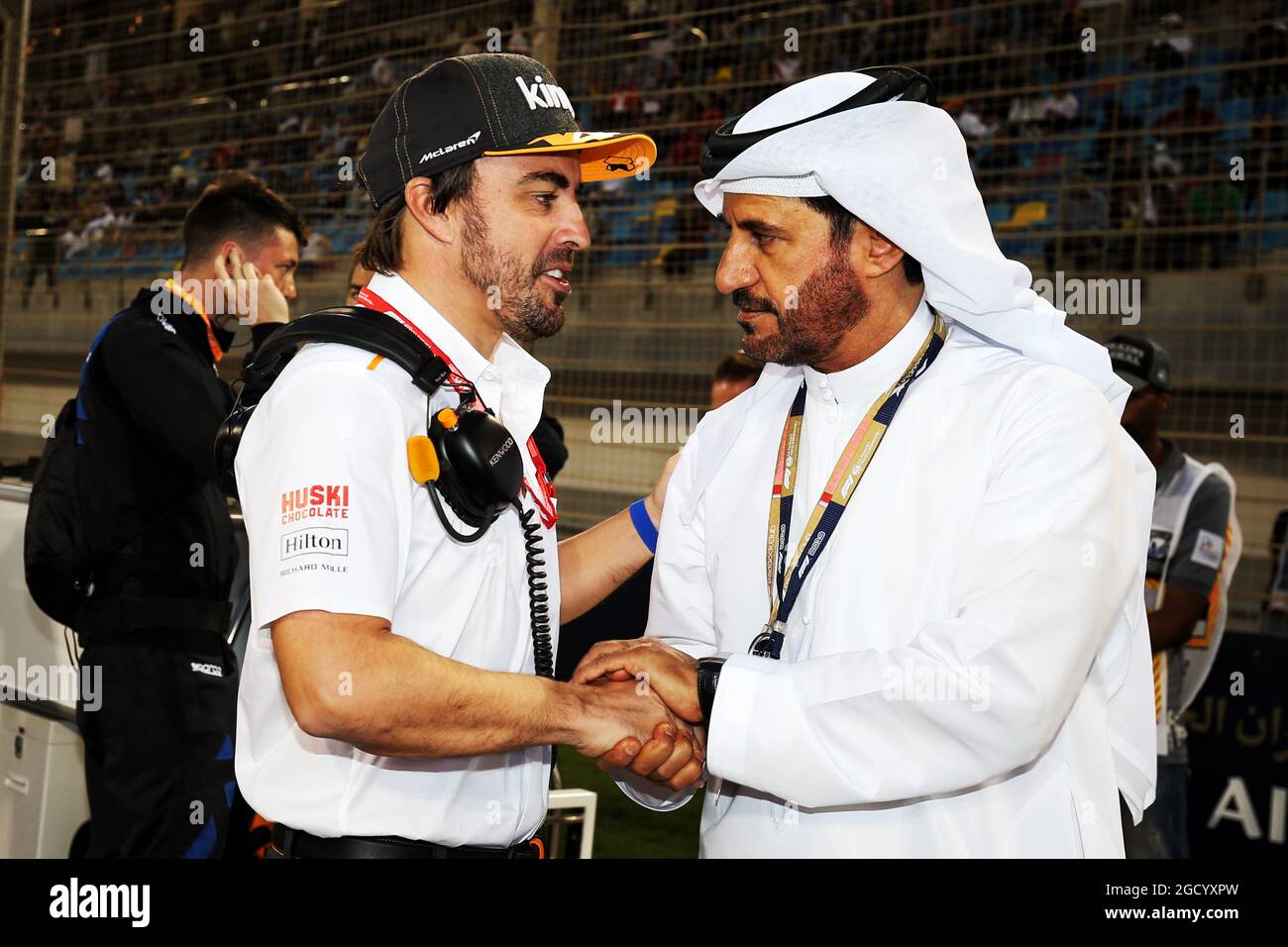 Mclaren mohammed bin sulayem vae auf dem gitter -Fotos und ...