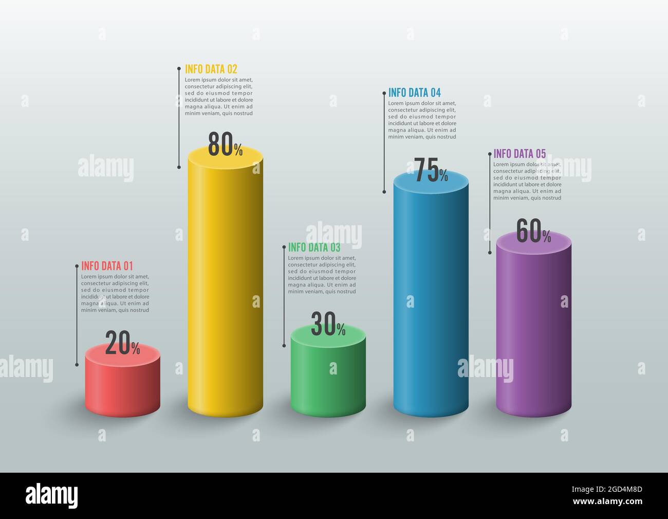 Diagramme und Diagramme. Statistik und Daten, iInfographic ...