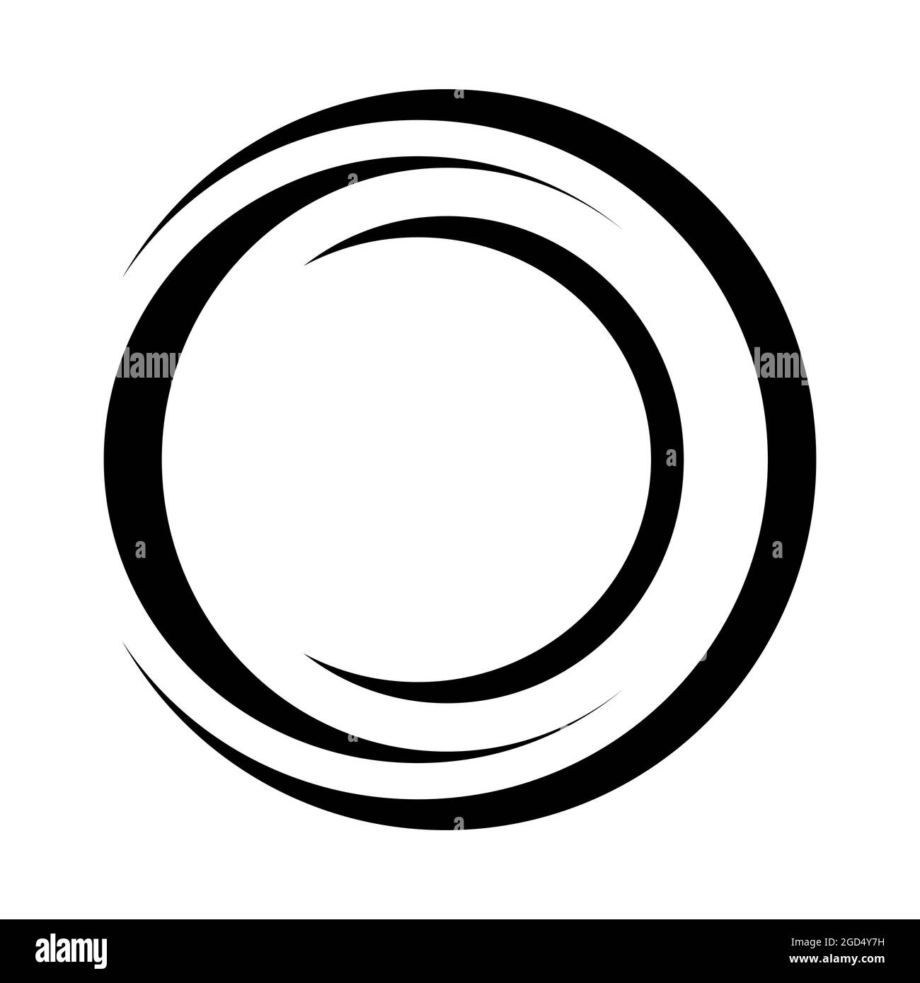 Runde Logo Linse Zeichen Vektor Skizze Linse Tattoo Stock-Vektorgrafik ...