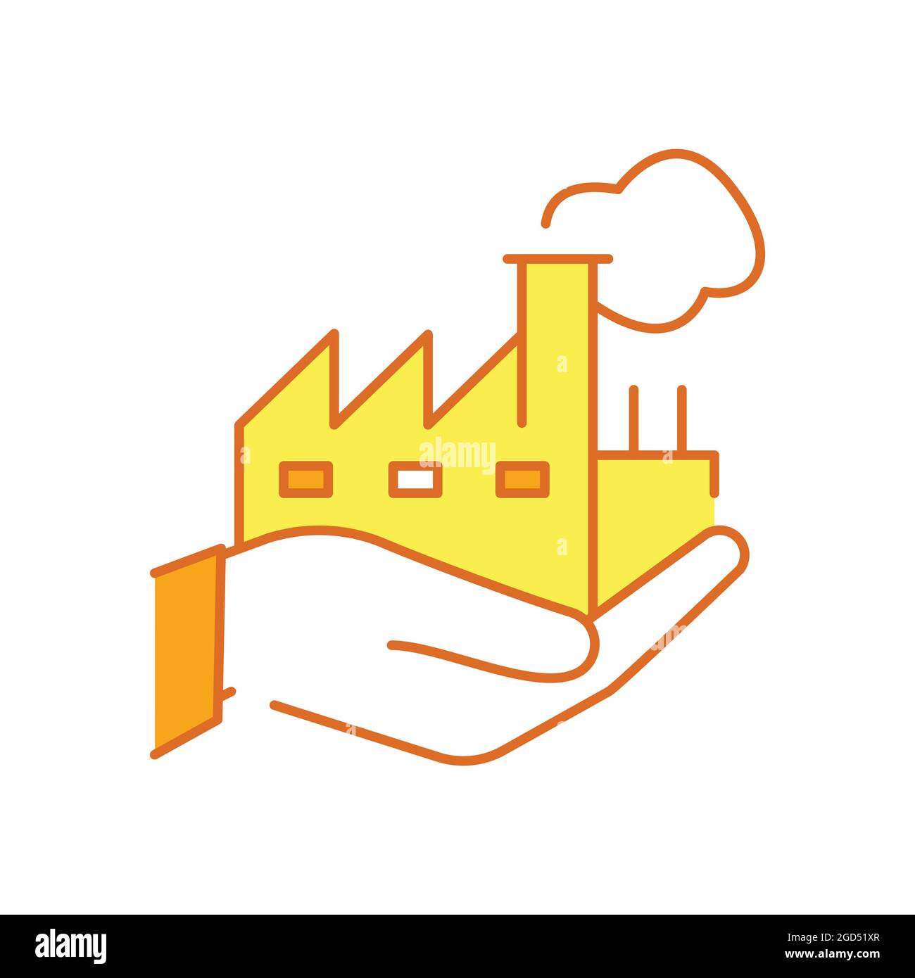 Farbsymbol für Industrie, Innovation und Infrastruktur. Soziale ...