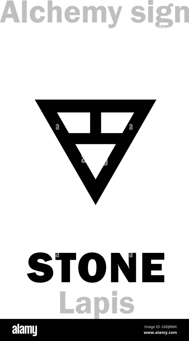 Símbolo des stein der weisen Stock-Vektorgrafiken kaufen - Alamy