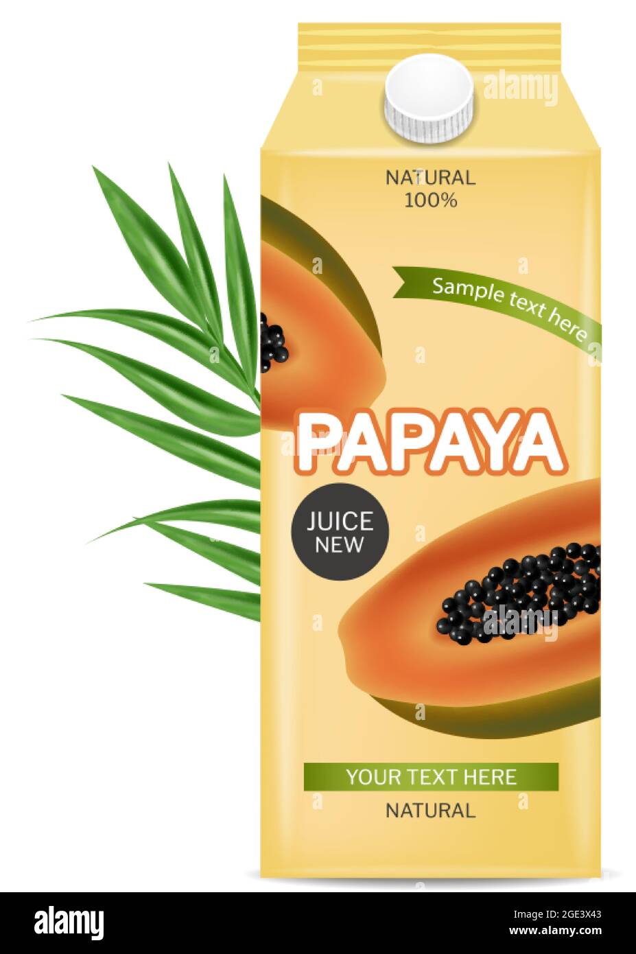Saft label Ausgeschnittene Stockfotos und -bilder - Alamy