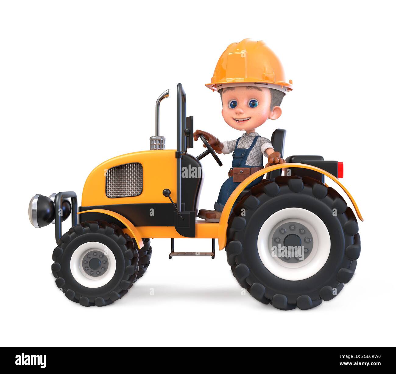 Cartoon traktor -Fotos und -Bildmaterial in hoher Auflösung – Alamy