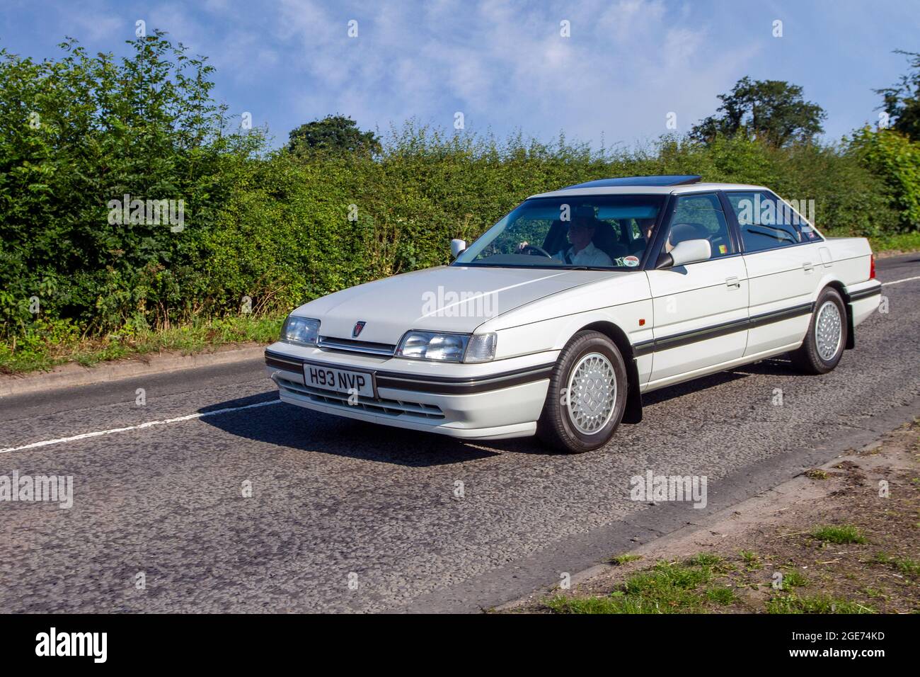 1991 90er Jahre weißer Rover Vitesse 800 Serie 4-Gang 2677 ccm Benzin ...