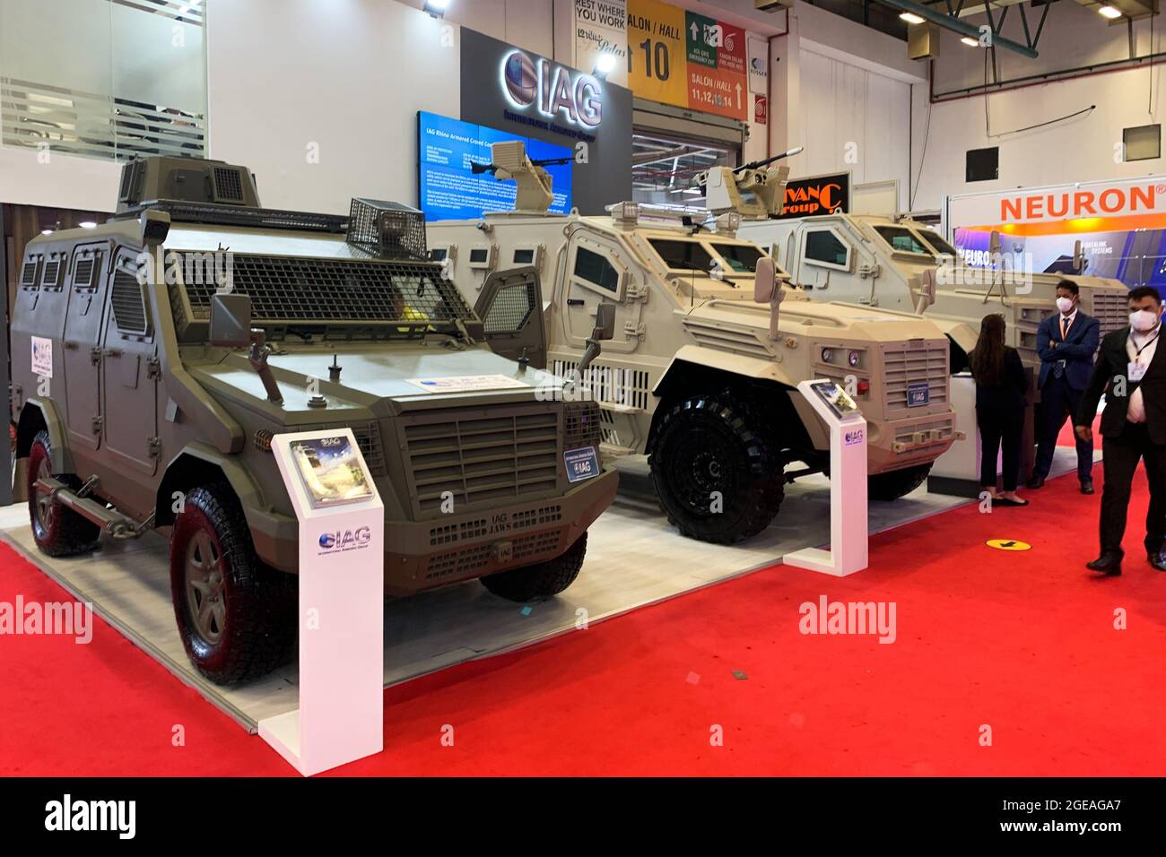 Istanbul, Türkei. August 2021. Gepanzerte Personallaufwagen der ...