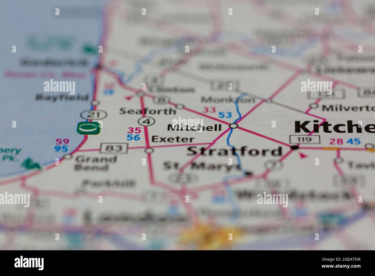 Mitchell Karte Stockfotos und -bilder Kaufen - Alamy