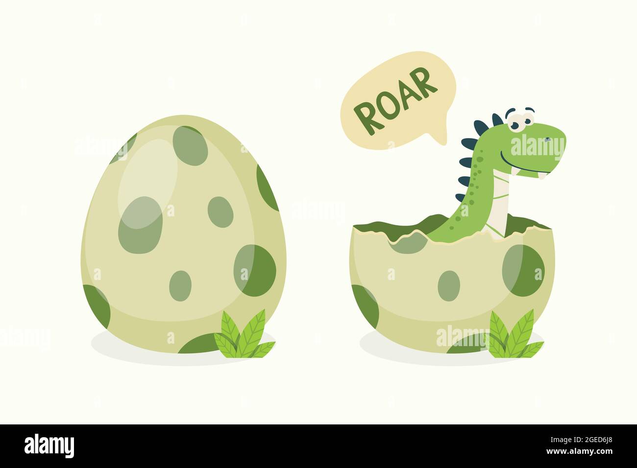 Kleines Dino. Geschlüpfter Kleiner Dinosaurier Baby, Kind, Kind ...