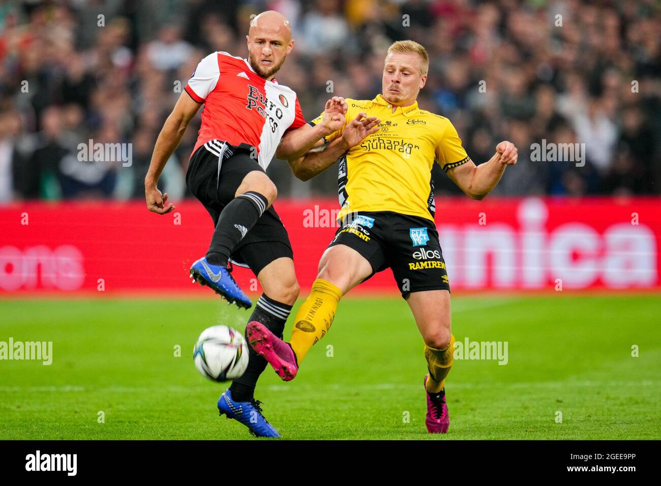 ROTTERDAM - 19-08-2021, Stadion Feijenoord, UEFA Europa Conference ...