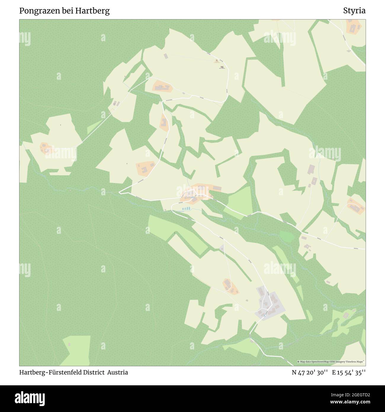 Pongrazen bei Hartberg, Kreis Hartberg-Fürstenfeld, Österreich ...