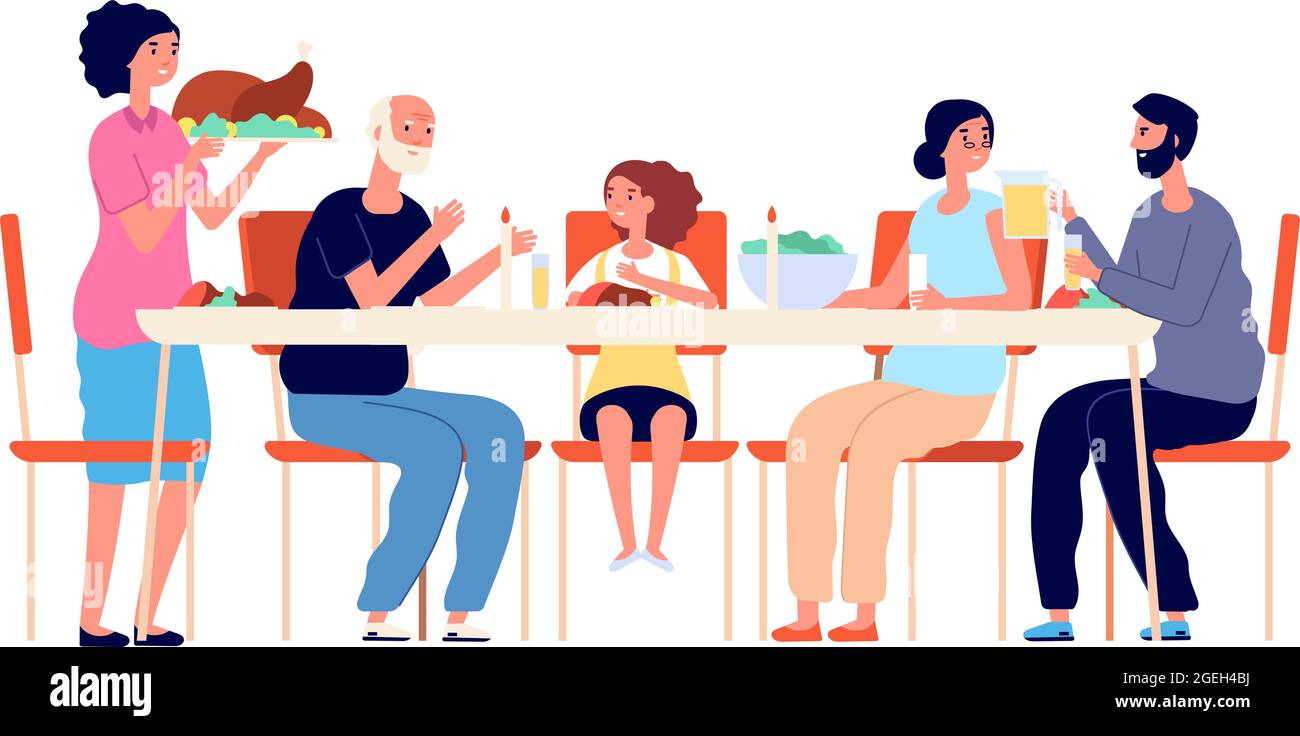 Abendessen cartoon -Fotos und -Bildmaterial in hoher Auflösung – Alamy