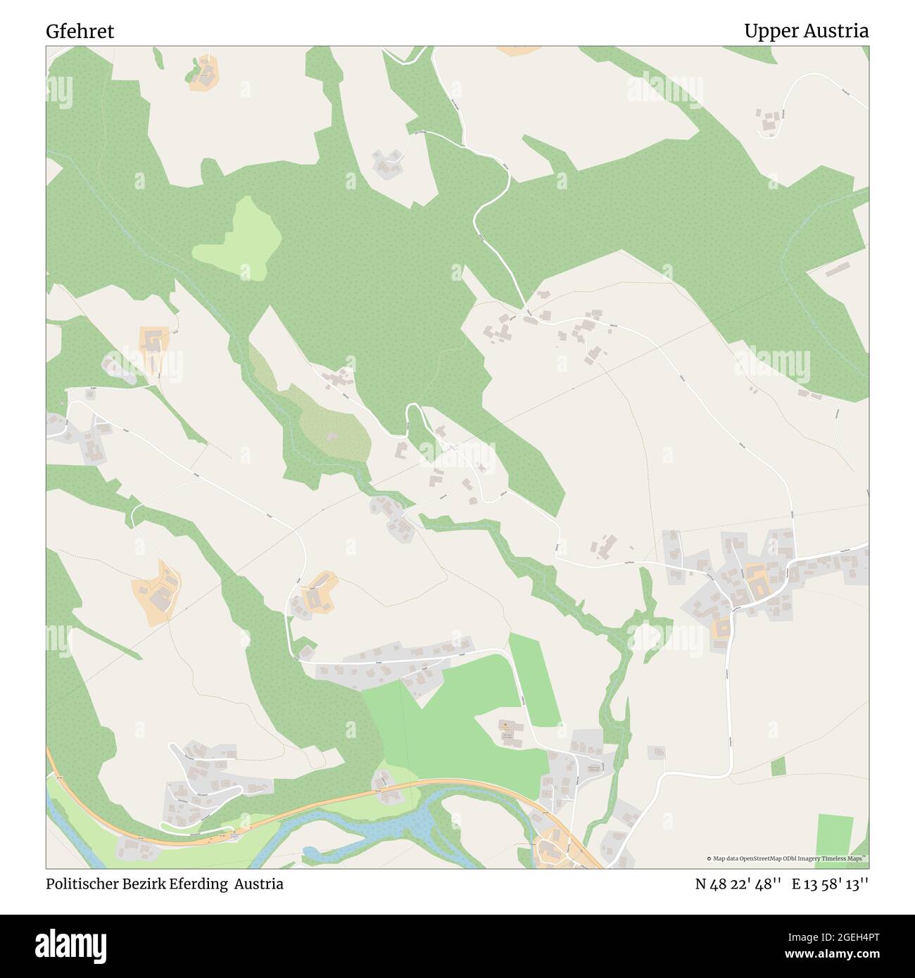 Gfehmet, politischer Bezirk Eferding, Österreich, Oberösterreich, N 48 ...