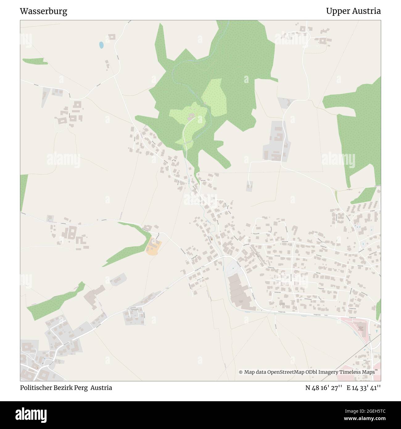Wasserburg, politischer Bezirk Perg, Österreich, Oberösterreich, N 48 ...