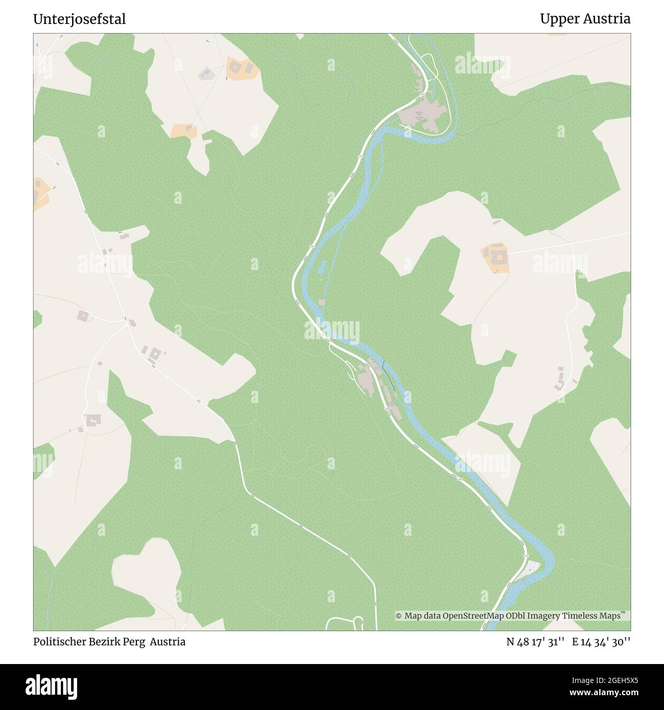 Unterjosefstal, politischer Bezirk Perg, Österreich, Oberösterreich, N ...