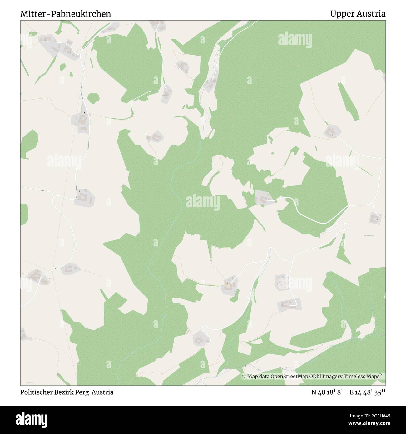 Mitter-Pabneukirchen, politischer Bezirk Perg, Österreich ...