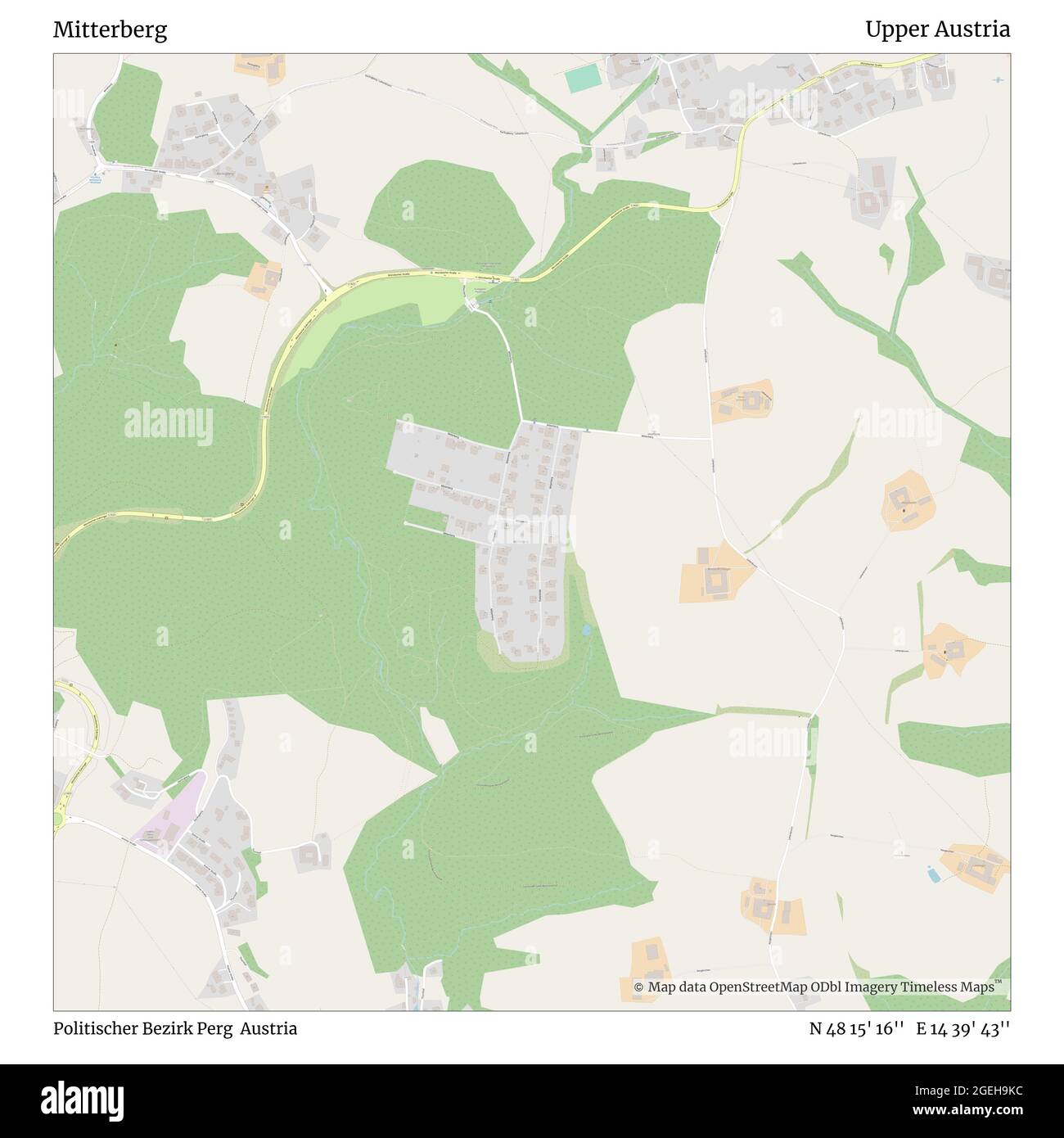 Mitterberg, politischer Bezirk Perg, Österreich, Oberösterreich, N 48 ...