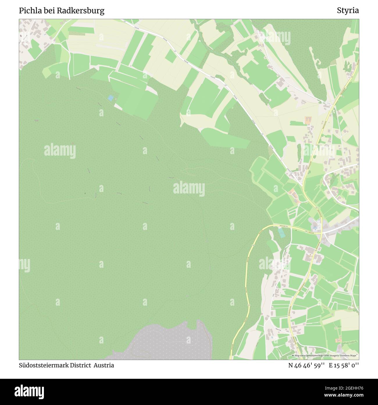 Pichla bei Radkersburg, Bezirk Südoststeiermark, Österreich, Steiermark ...