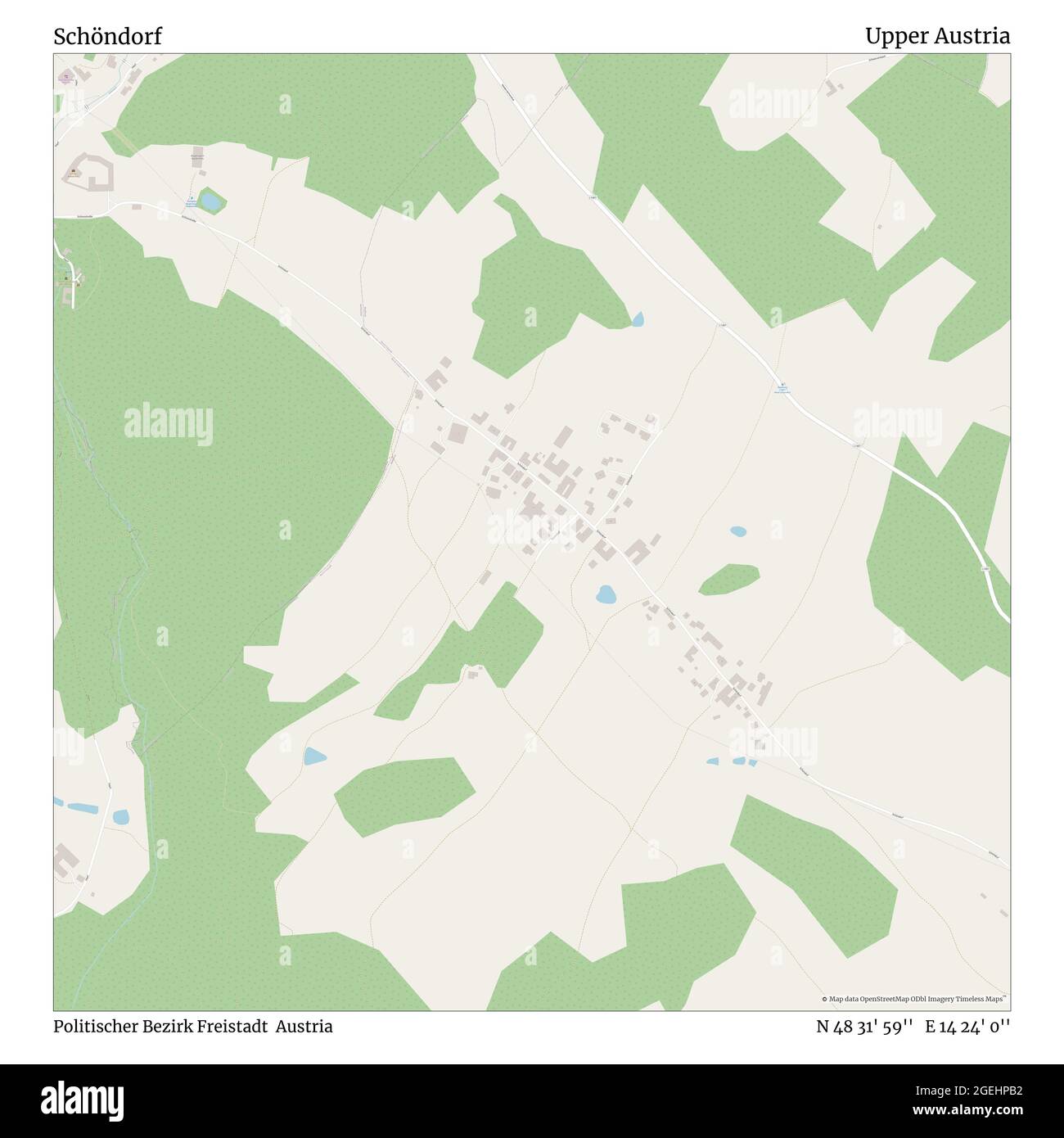 Schöndorf, politischer Bezirk Freistadt, Österreich, Oberösterreich, N ...