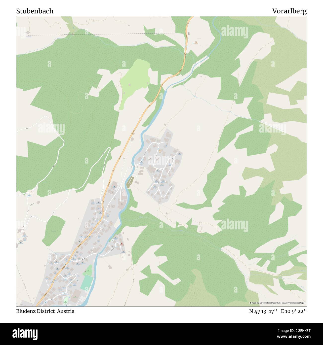Stubenbach, Bezirk Bludenz, Österreich, Vorarlberg, N 47 13' 17'', E 10 ...